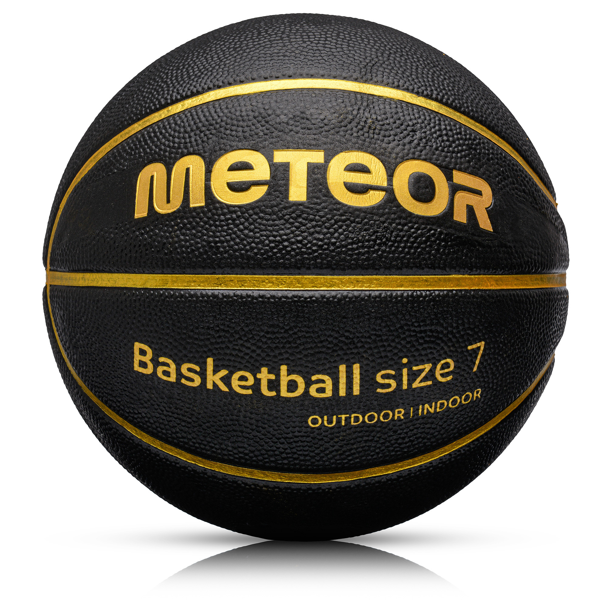 Cellular Training Meteor Basketball #7 black/gold 8 panels 7 \ Black ...