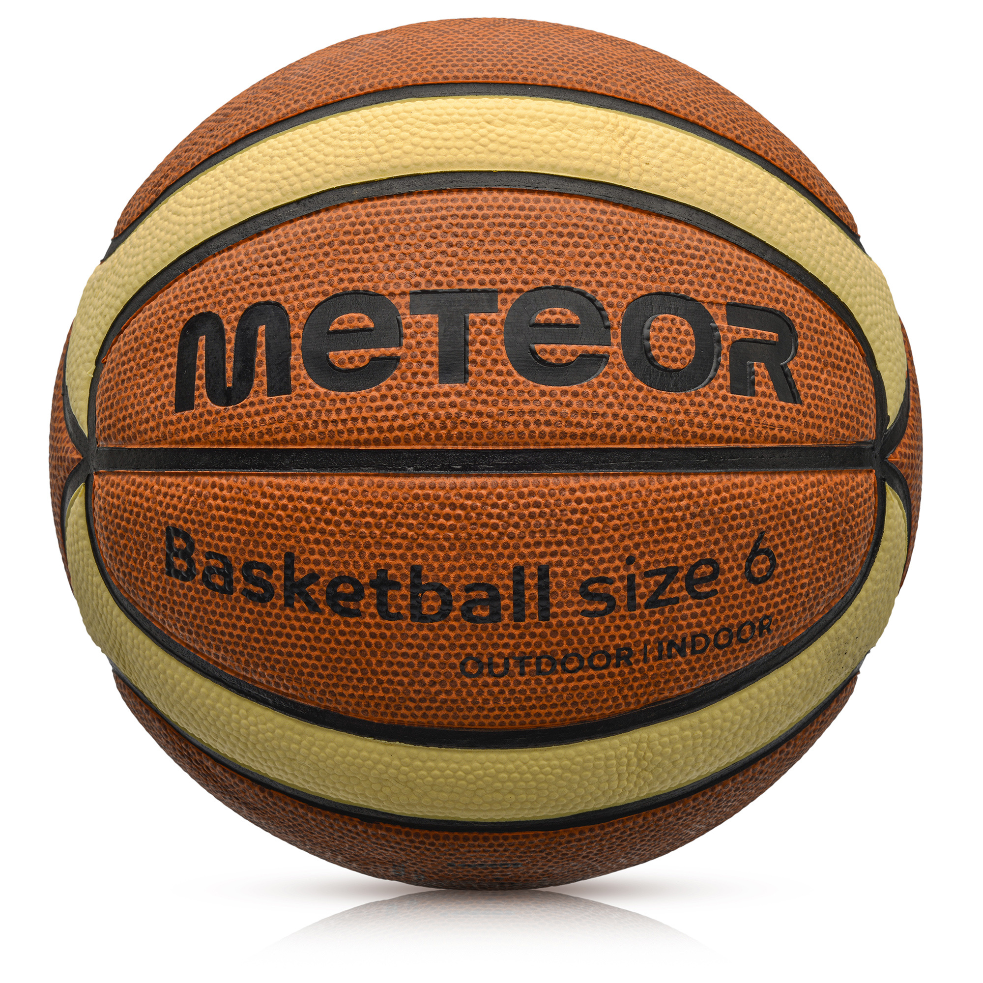 METEOR BASKETBALL BALL TRAINING #6 brown/cream Brown || Creamy color ...