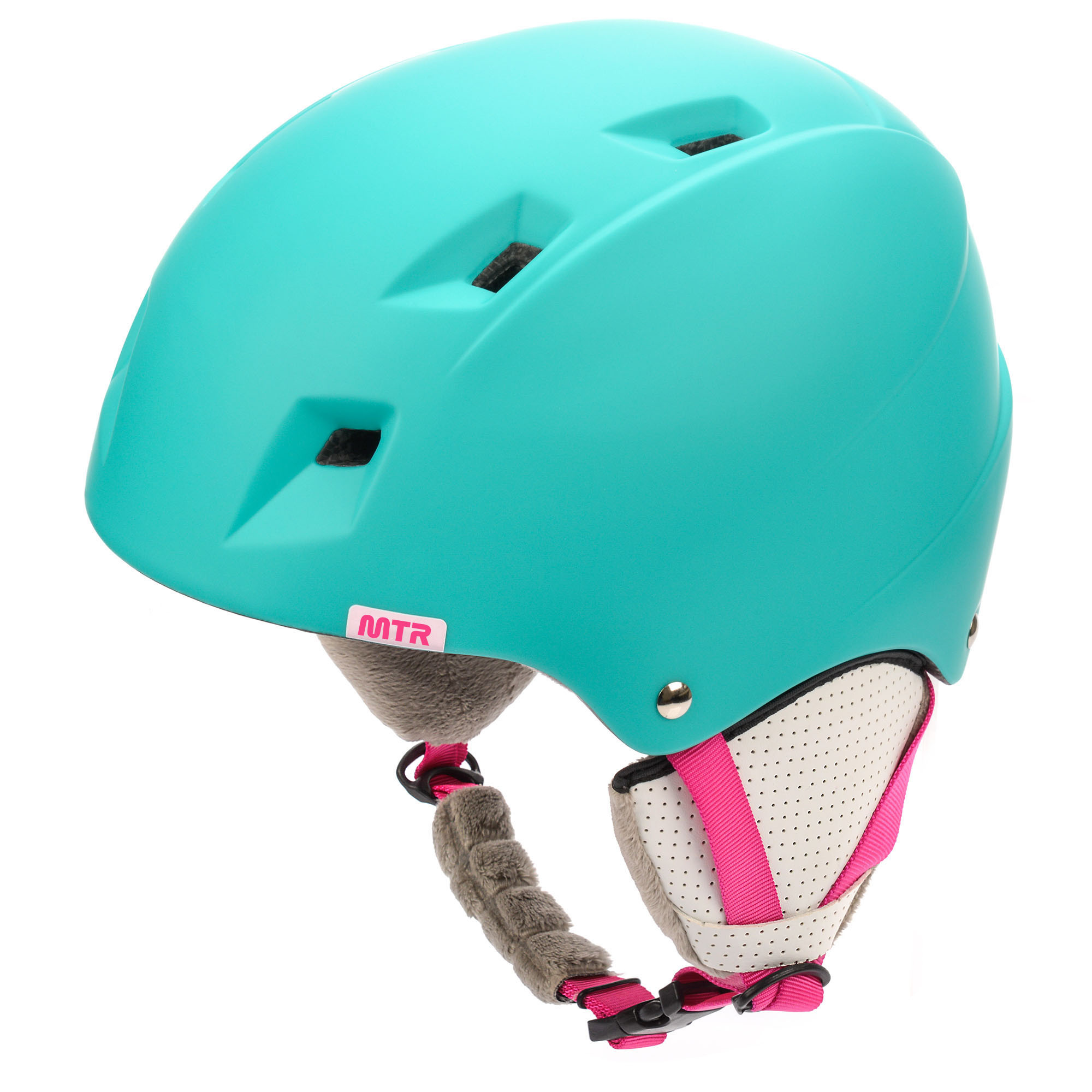 Ski helmet Meteor Kiona M mint/pink 55-58 cm Pink/mint/white \ M ...