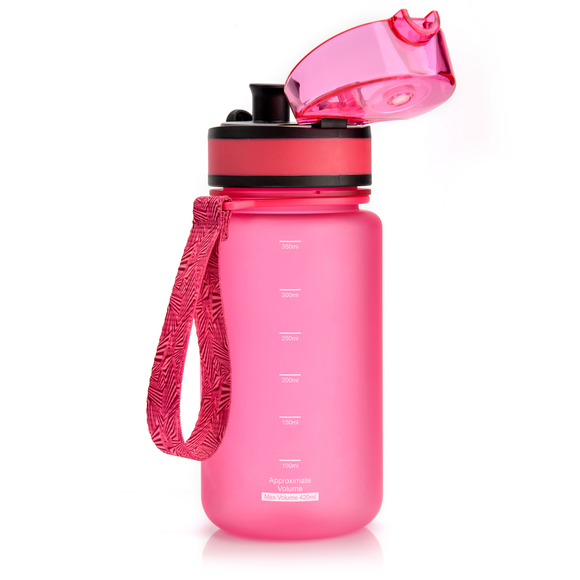 Sports water bottle Meteor 350 ml pink Pink \ 0.35 l | CATEGORIES ...